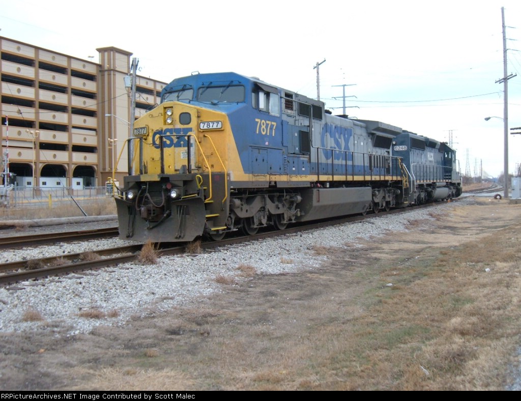 CSX 7877 & HLCX 6248